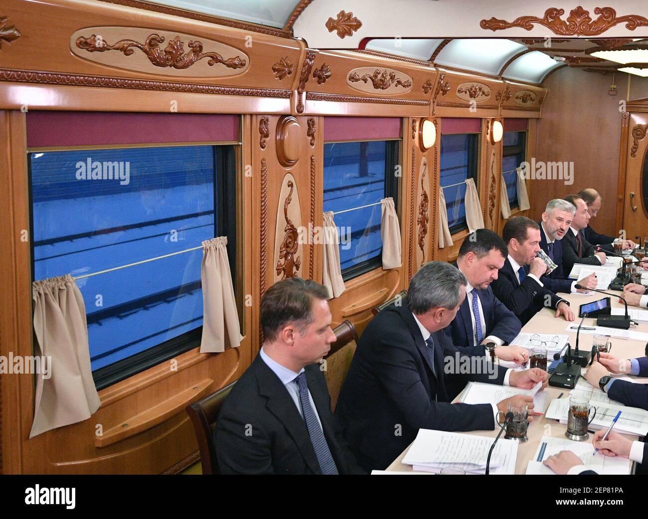 Russian Prime Minister Dmitry Medvedev's working visit to the Siberian ...