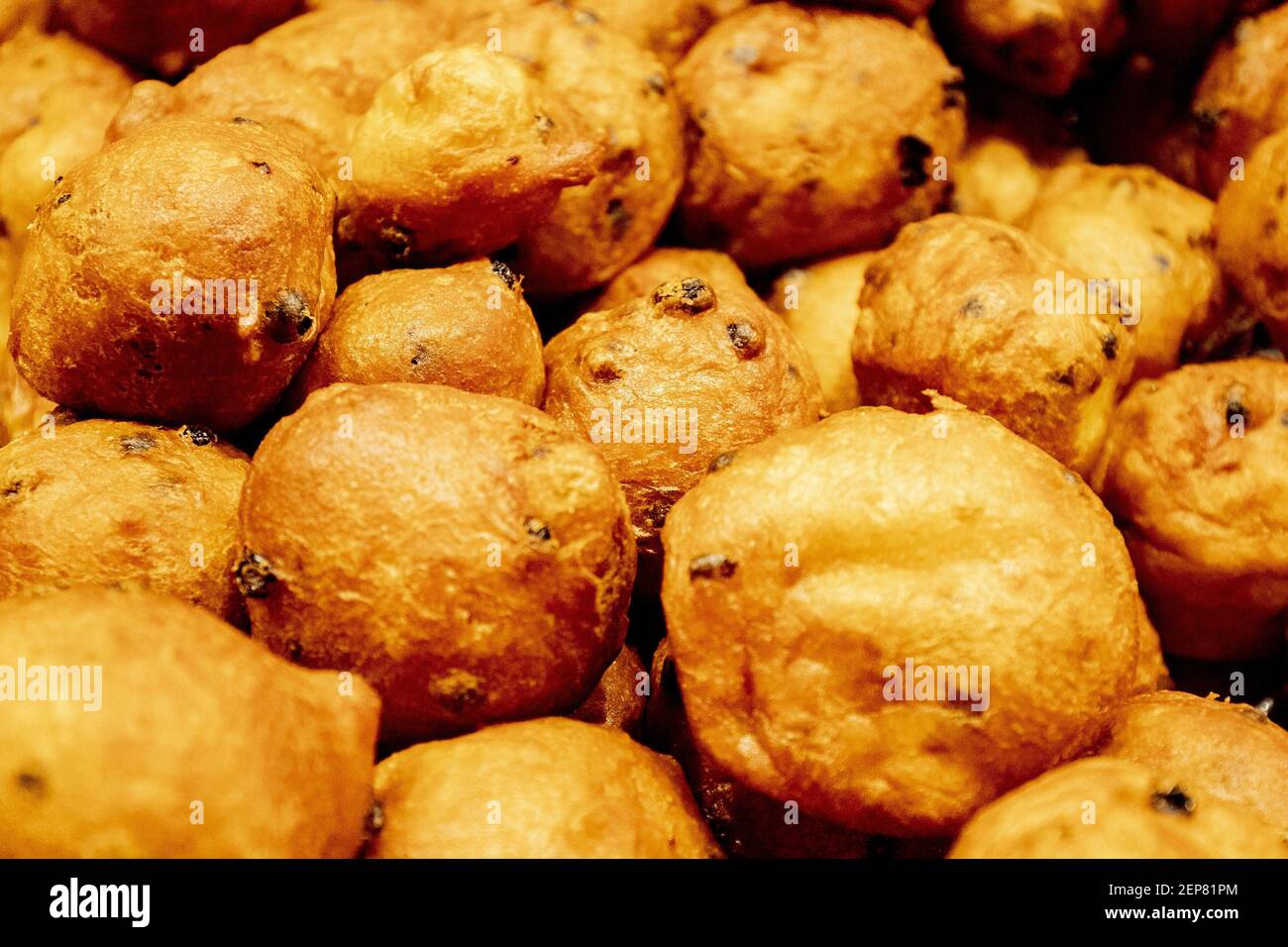 AMSTERDAM, City Centre, 12-11-2019, Old-Fashioned Dutch Doughnuts. An ...