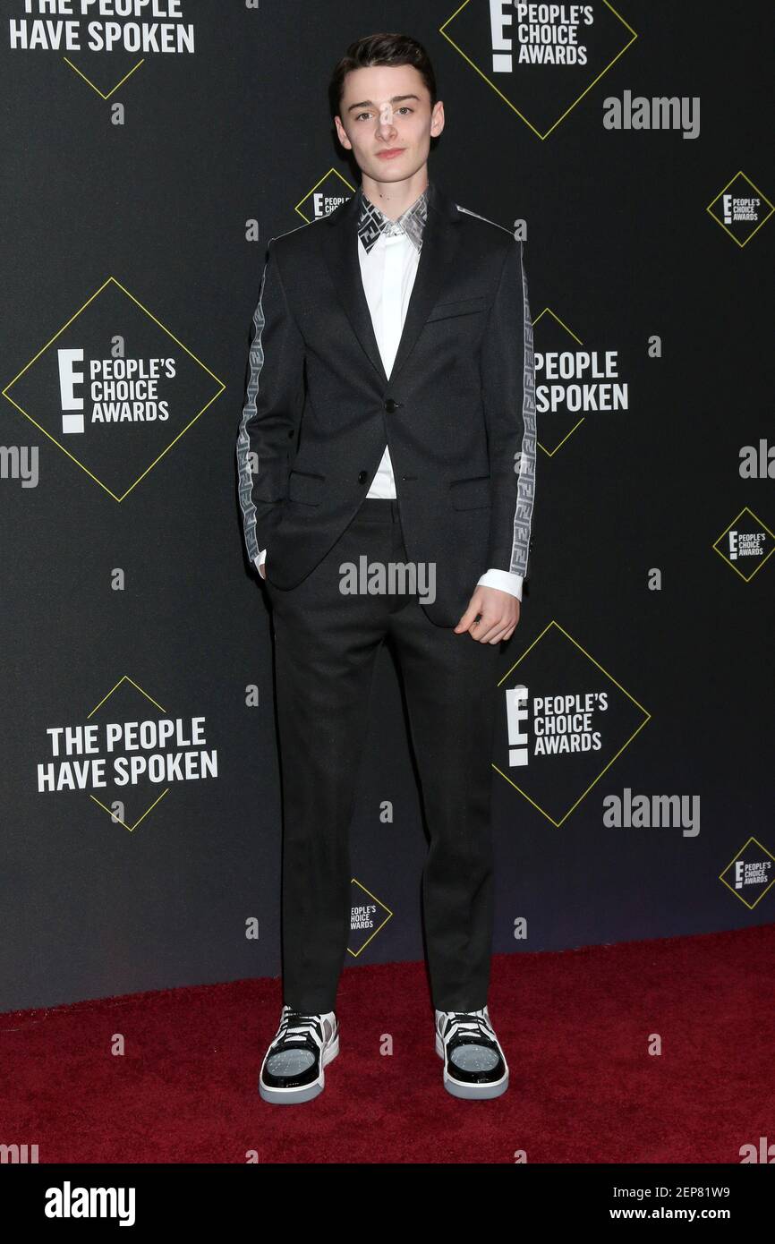 Noah Schnapp at the 2019 People's Choice Awards at Barker Hanger on ...