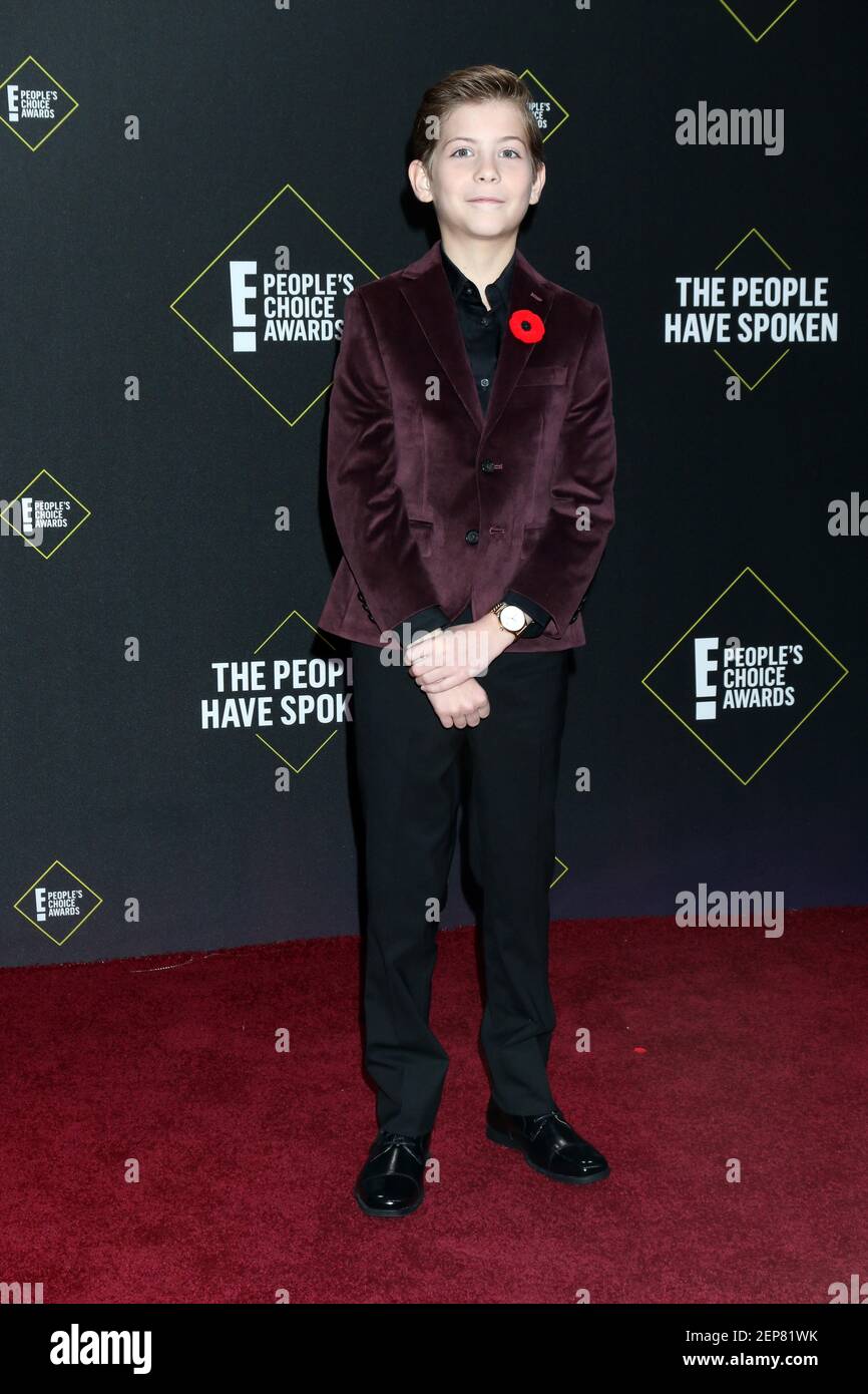 Jacob Tremblay at the 2019 People's Choice Awards at Barker Hanger on ...