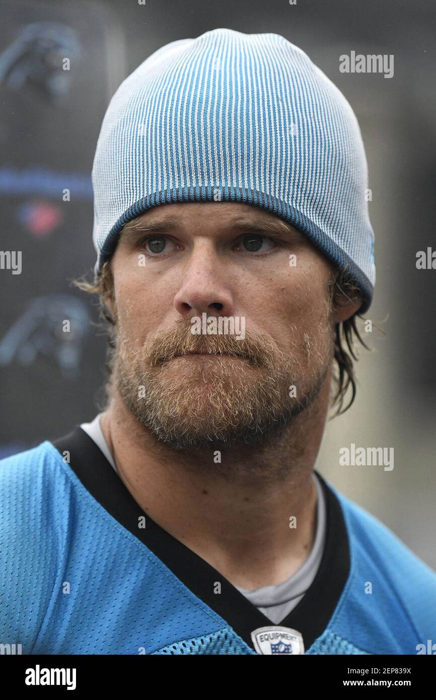 Carolina Panthers tight end Greg Olsen after an OTA session at the team ...