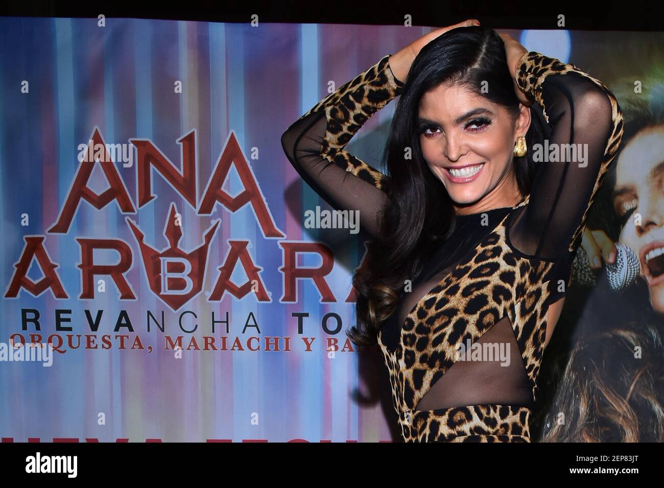 MEXICO CITY, MEXICO - NOVEMBER 12: Mexican Singer Ana Barbara poses for ...