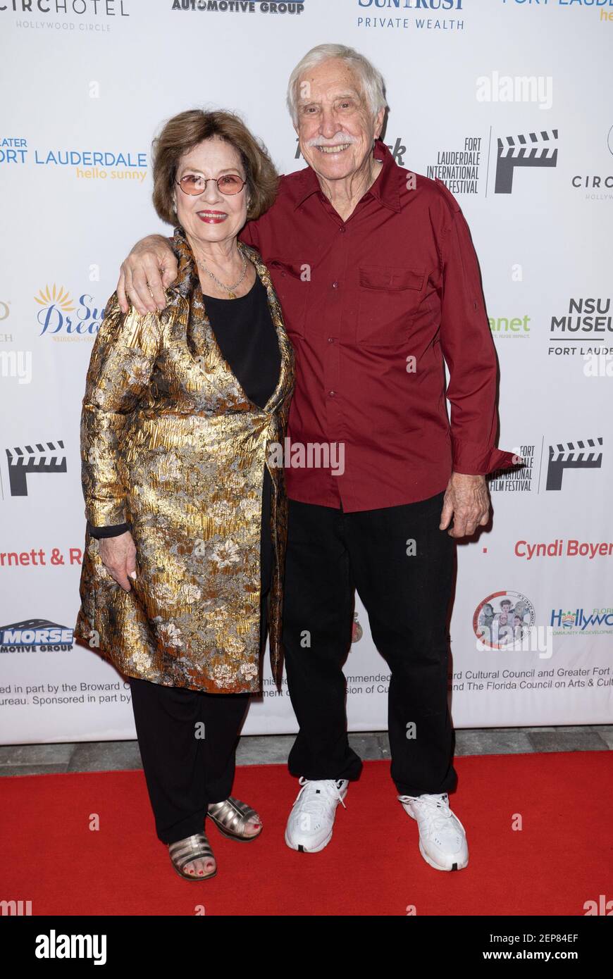FT. LAUDERDALE, FL - NOV 12: Actress Diane Baker and producer William ...