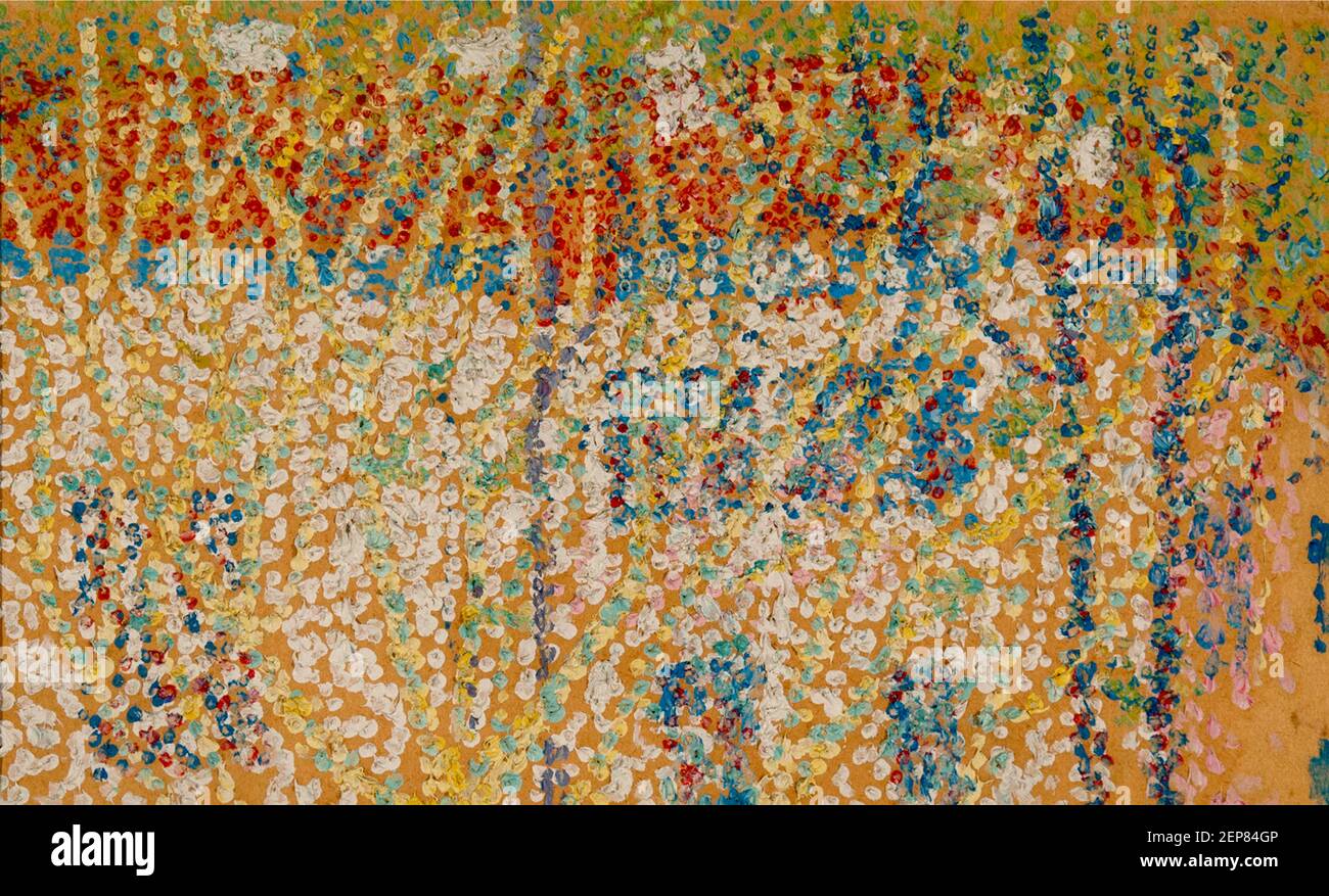 Landscape with Red House by Kazimir Malevich - 1906 Stock Photo - Alamy