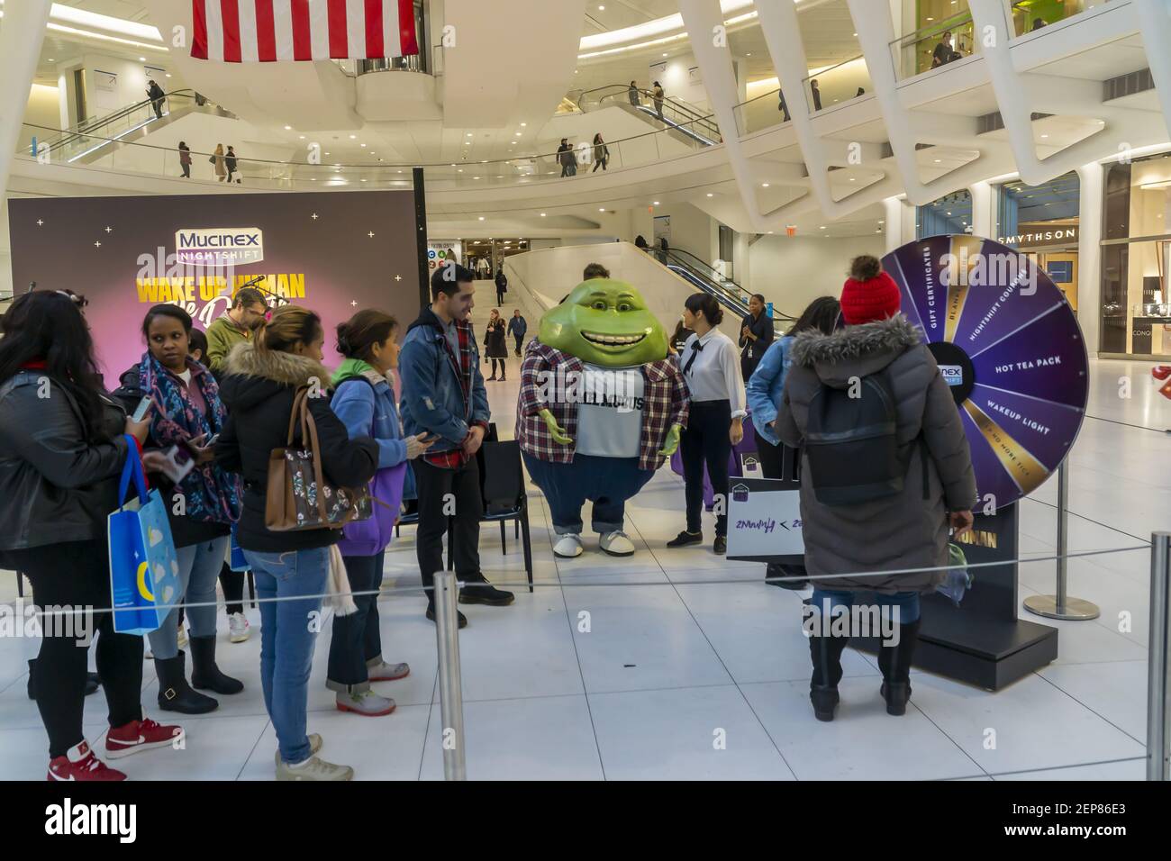 Mr. Mucus, mascot of Reckitt Benckiserâ€™s Muciniex brand cold and ...