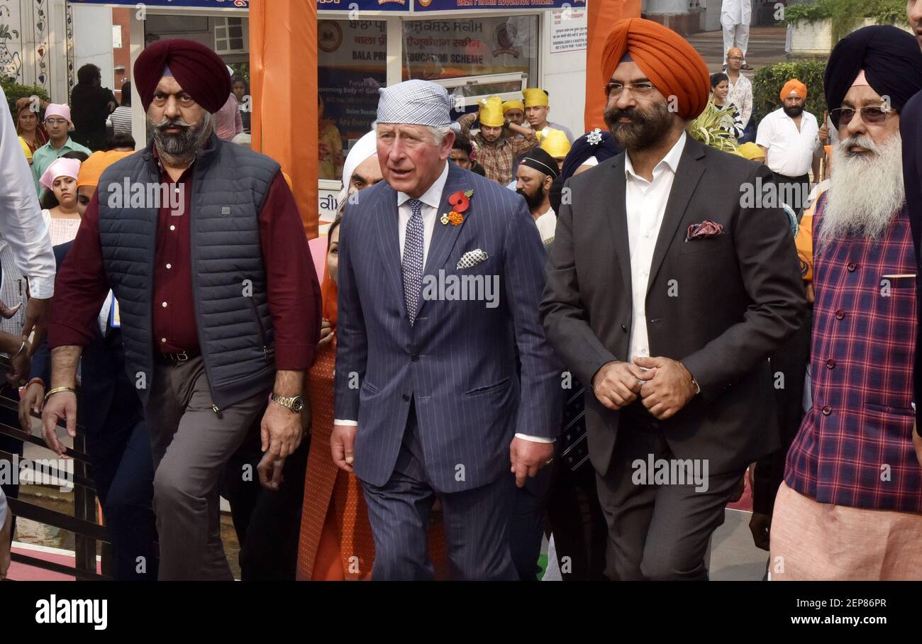 NEW DELHI, INDIA - NOVEMBER 13: British Prince Charles during his visit ...