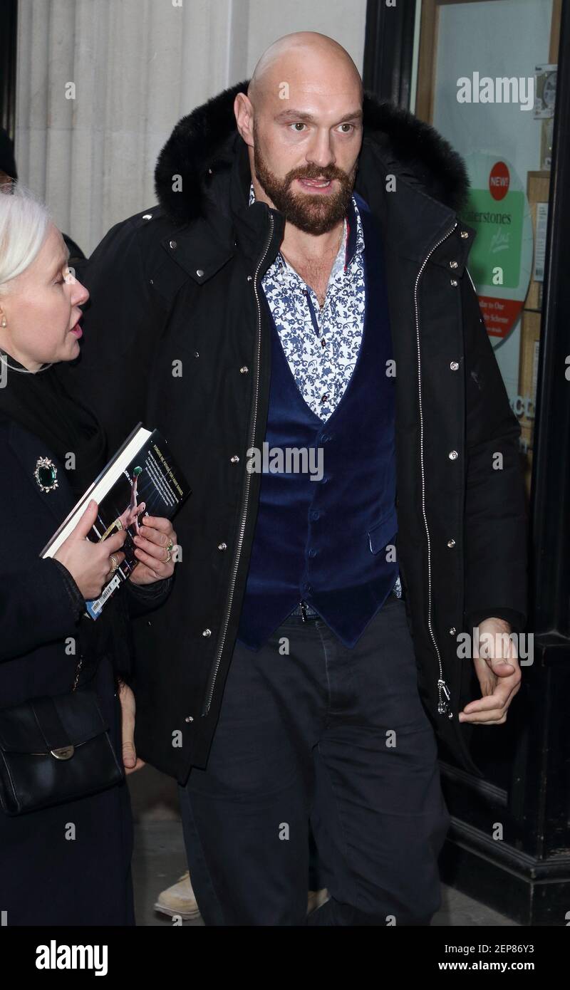 Former World Heavyweight Boxing Champion, Tyson Fury at his ...