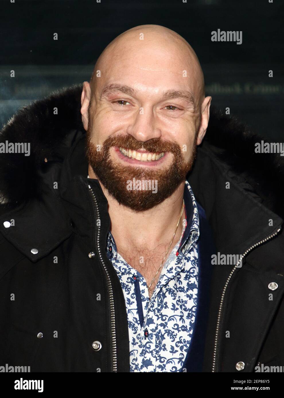 Former World Heavyweight Boxing Champion, Tyson Fury at his ...