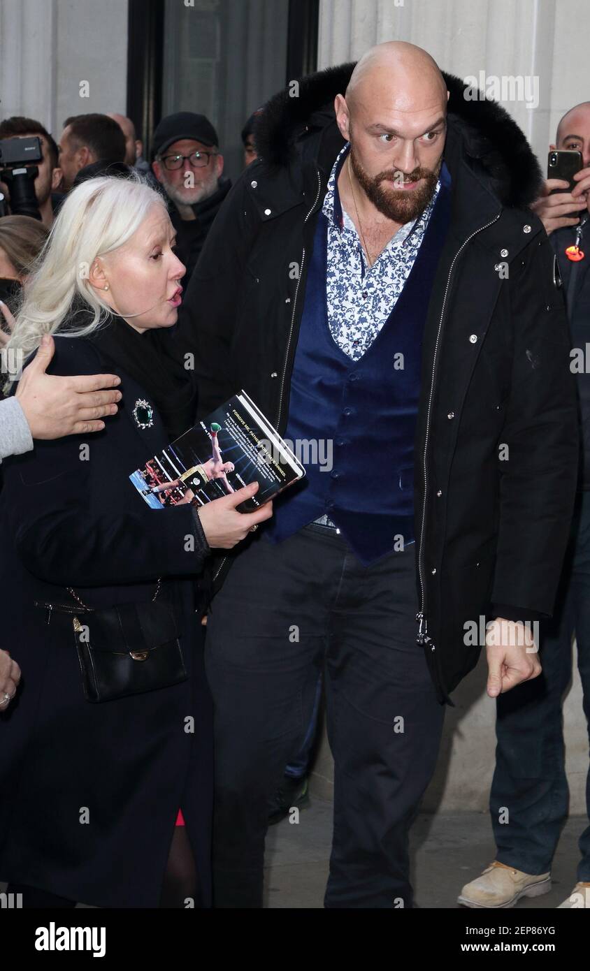 Former World Heavyweight Boxing Champion, Tyson Fury at his ...