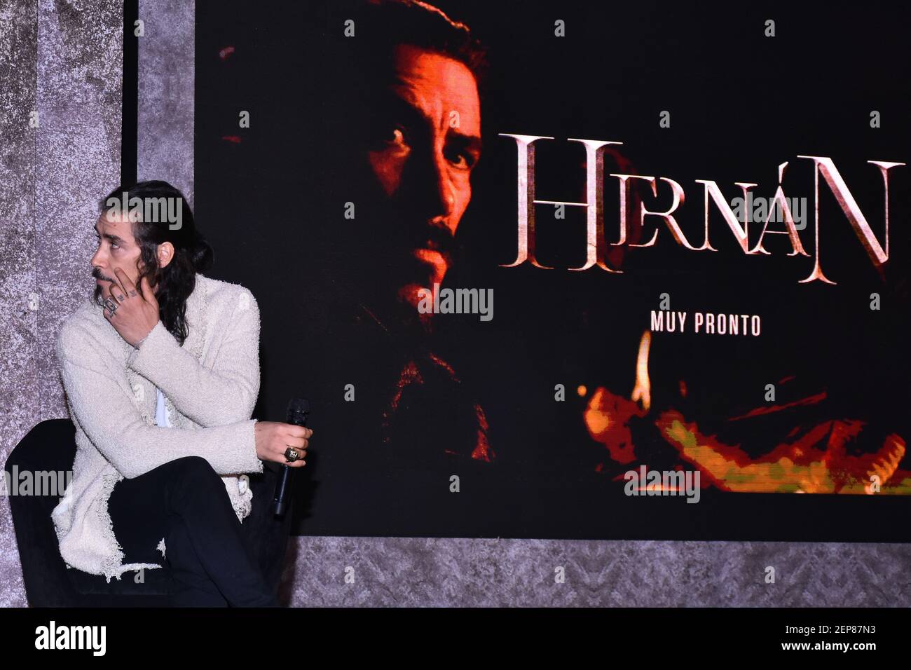 MEXICO CITY, MEXICO - NOVEMBER 13: Spanish Actor Oscar Jaenada starring ...