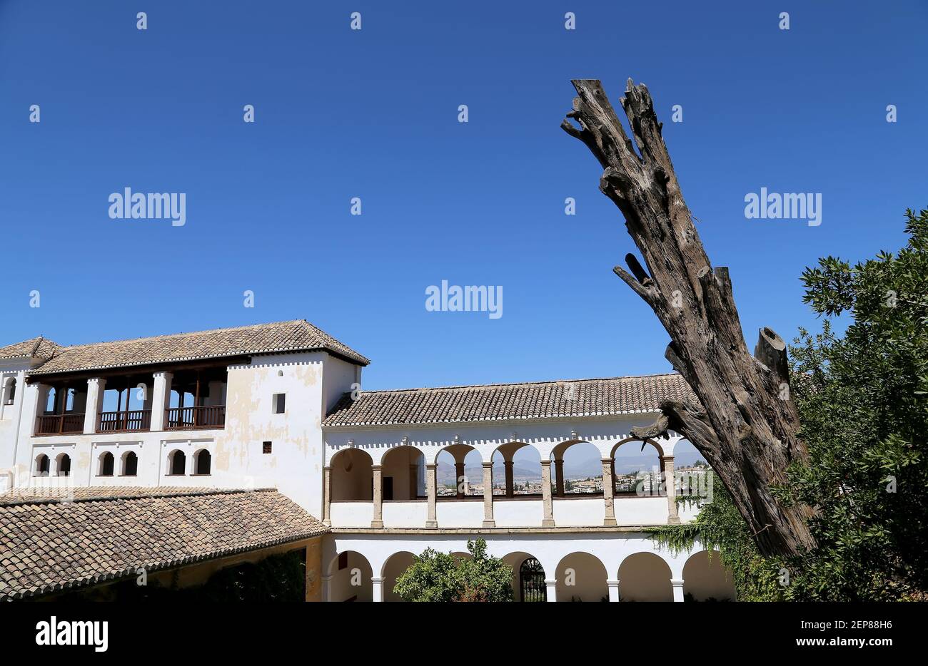 Alhambra Palace - medieval moorish castle in Granada, Andalusia, Spain ...