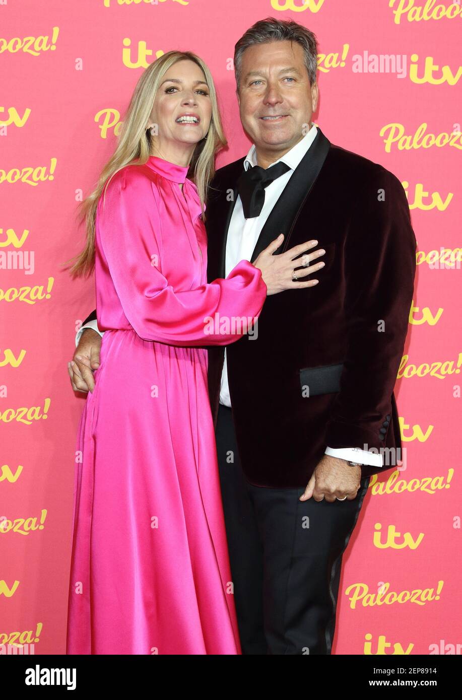 Lisa Faulkner and John Torode at the ITV Palooza at the Royal Festival ...