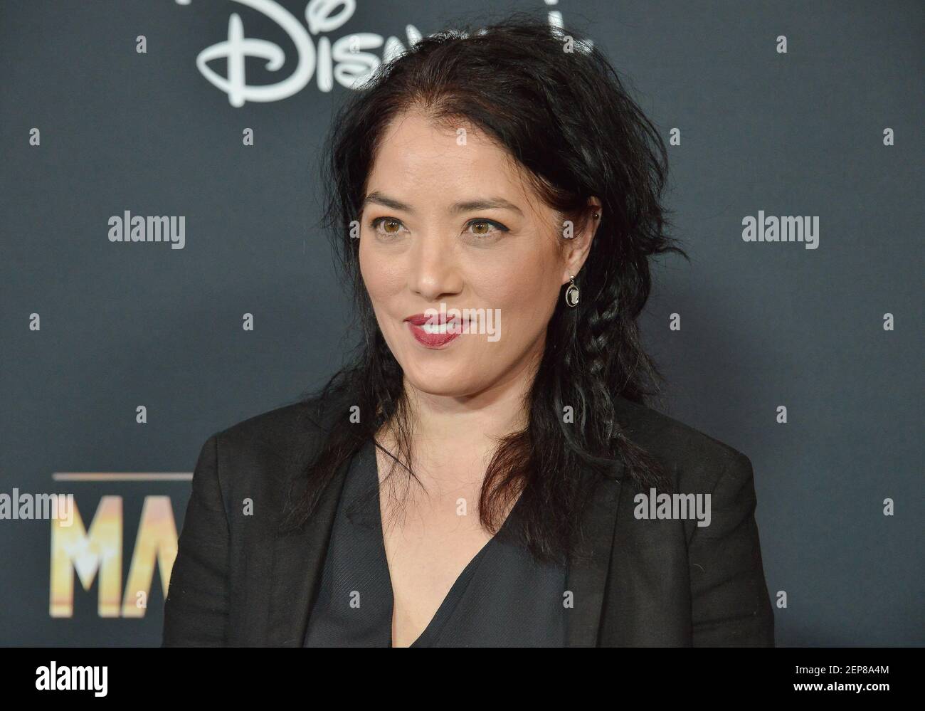 Deborah Chow arrives at the Disney+'s THE MANDALORIAN Premiere held at ...