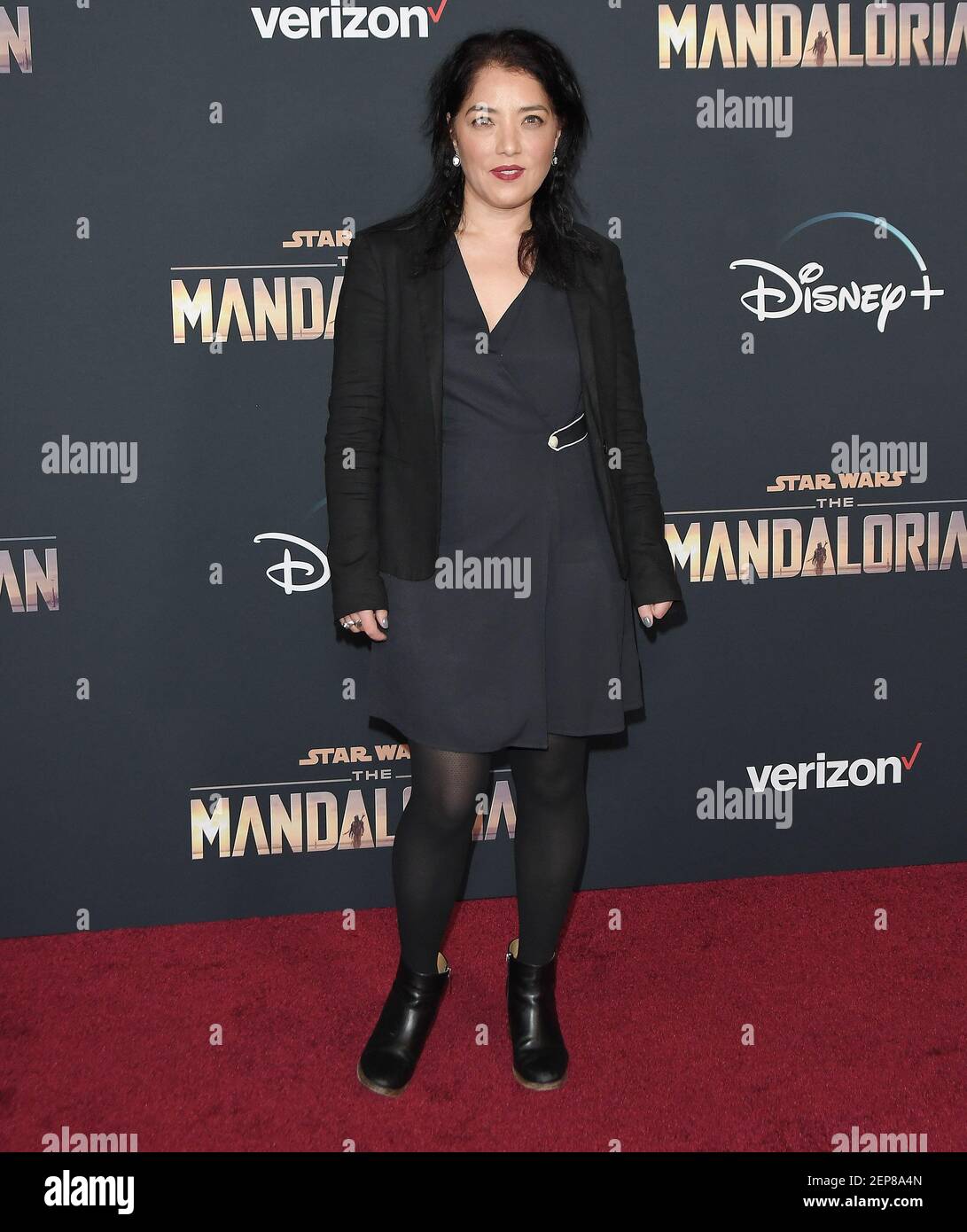 Deborah Chow arrives at the Disney+'s THE MANDALORIAN Premiere held at ...