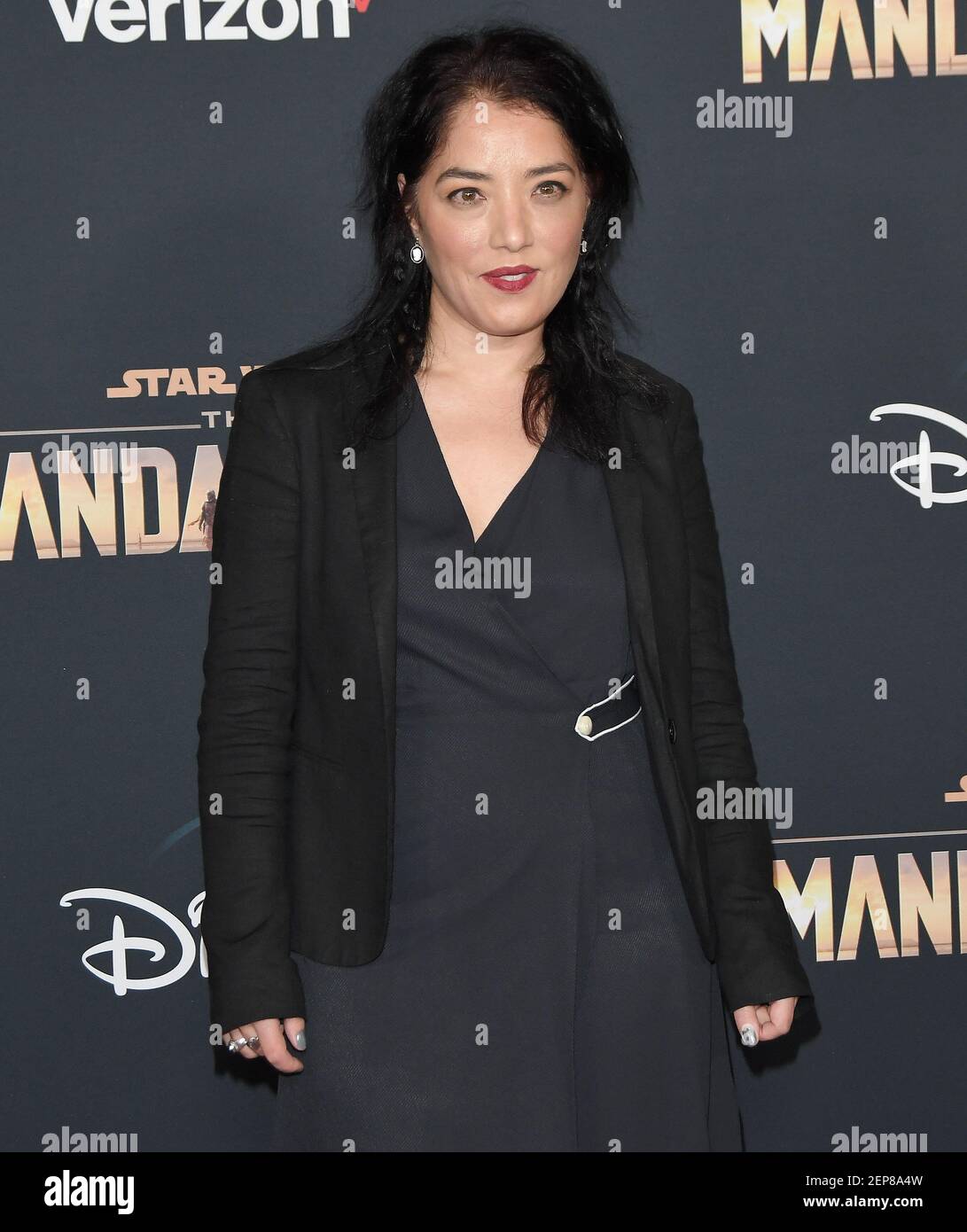 Deborah Chow arrives at the Disney+'s THE MANDALORIAN Premiere held at ...