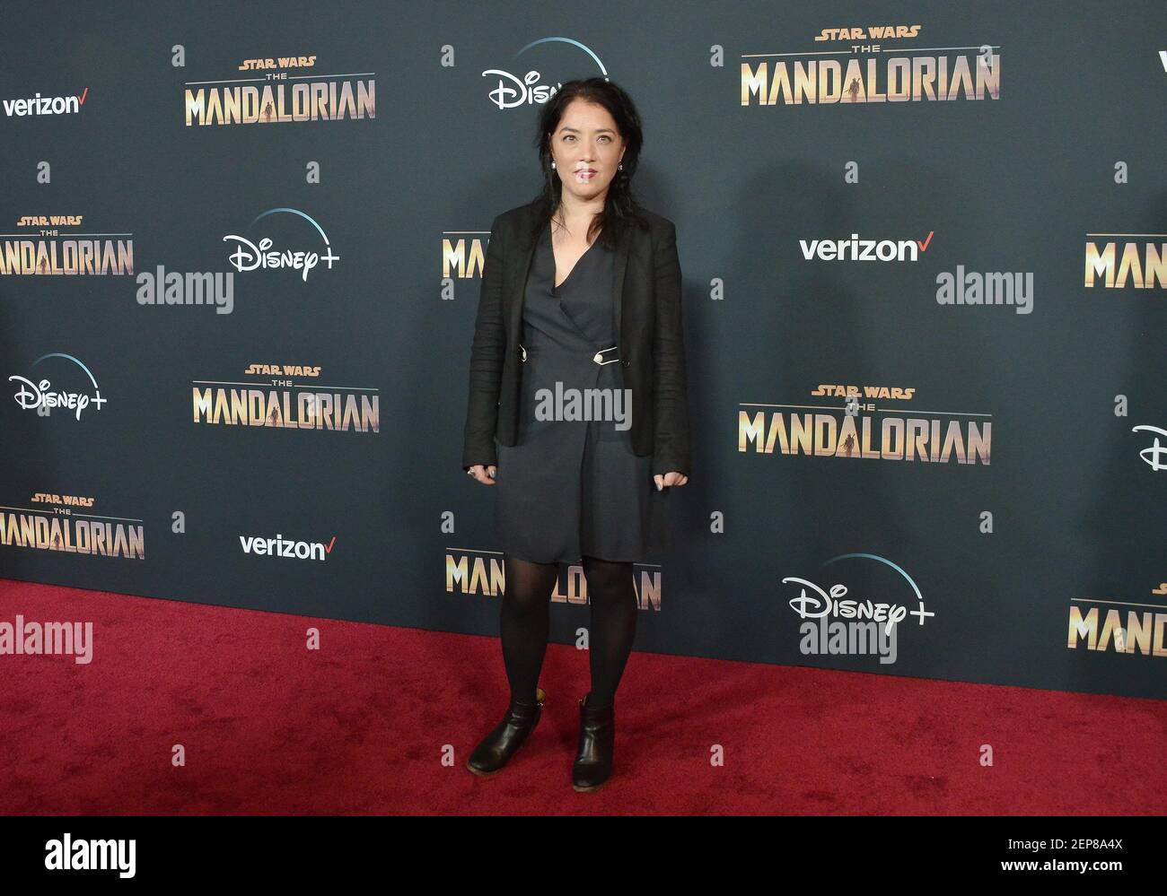 Deborah Chow arrives at the Disney+'s THE MANDALORIAN Premiere held at ...