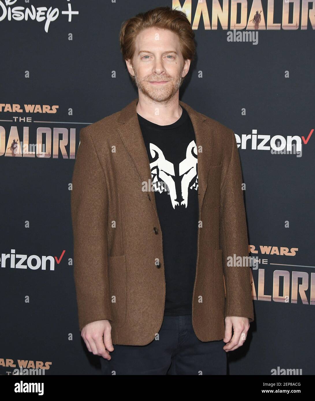 Seth Green arrives at the Disney+'s THE MANDALORIAN Premiere held at ...
