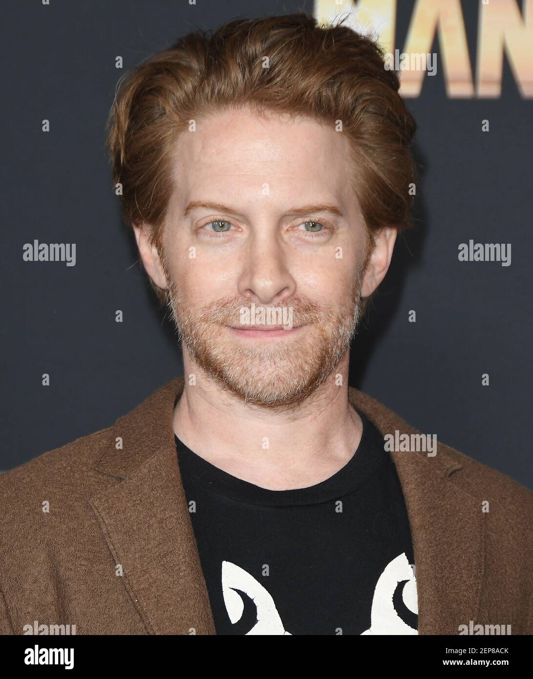 Seth Green arrives at the Disney+'s THE MANDALORIAN Premiere held at ...