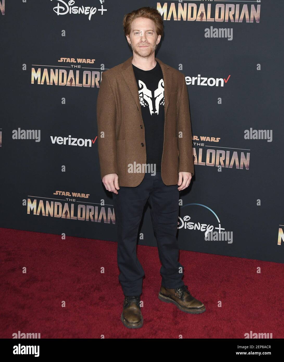 Seth Green arrives at the Disney+'s THE MANDALORIAN Premiere held at ...