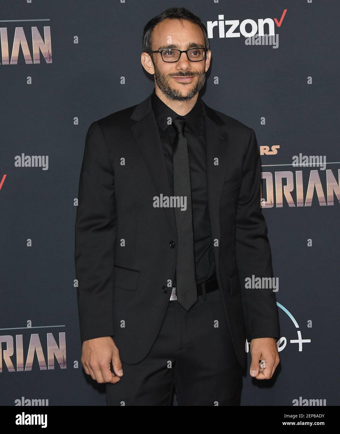 Omid Abtahi arrives at the Disney+'s THE MANDALORIAN Premiere held at ...