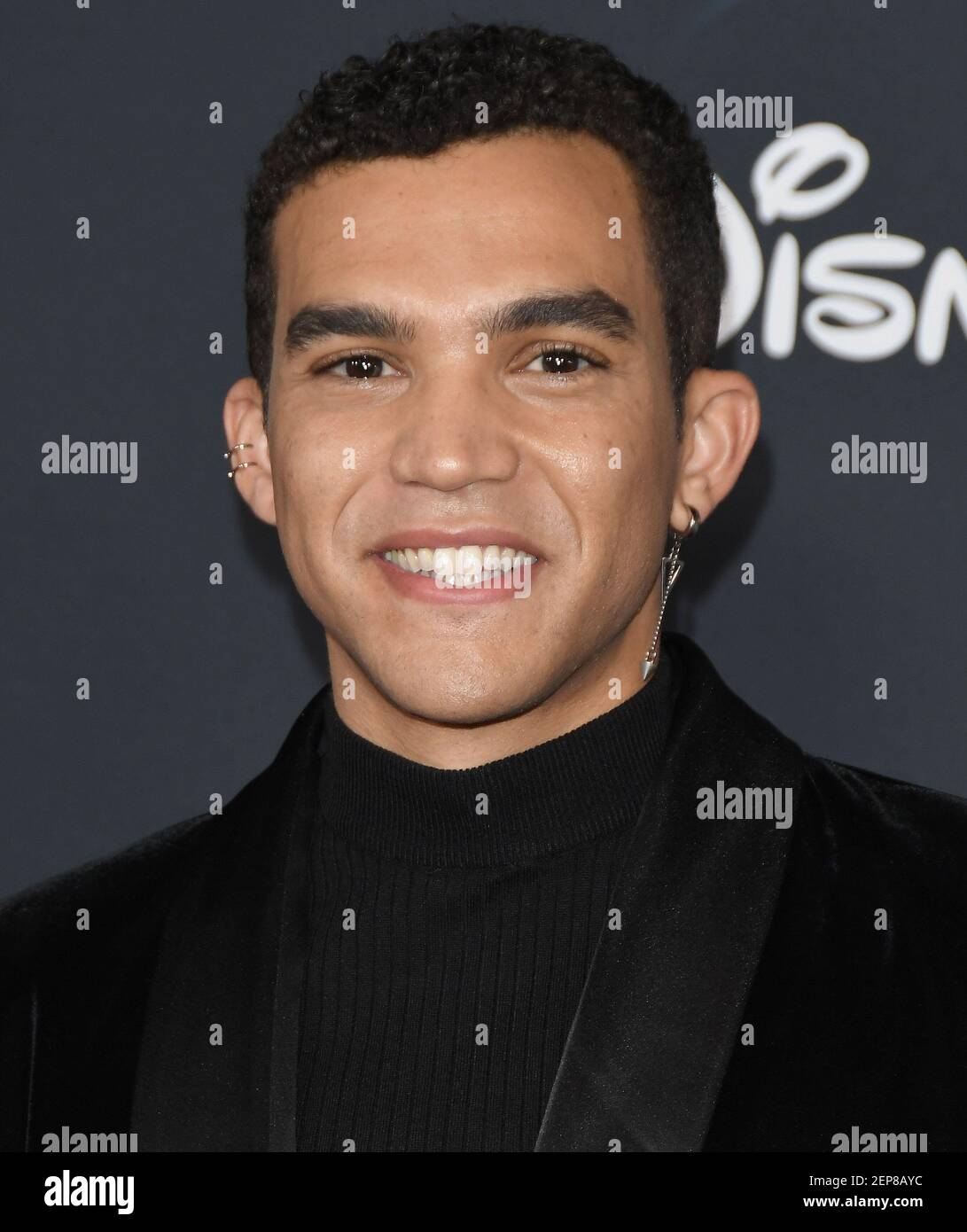 Adam Faison arrives at the Disney+'s THE MANDALORIAN Premiere held at ...