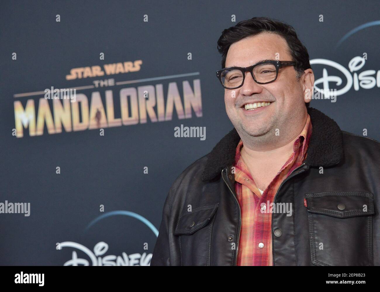 Horatio Sanz Arrives At The Disneys The Mandalorian Premiere Held At The Barker Hangar In