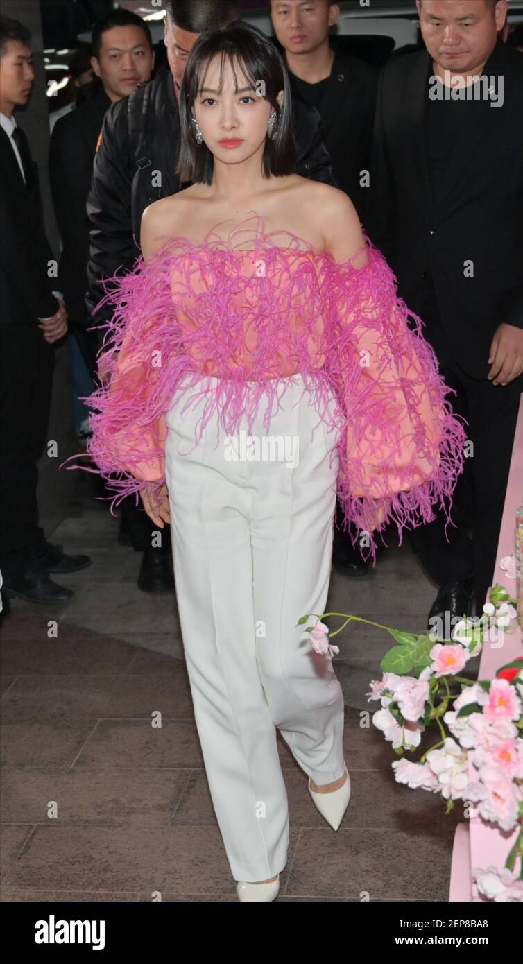 Chinese singer, dancer, actress and model Victoria Song shows up at a ...