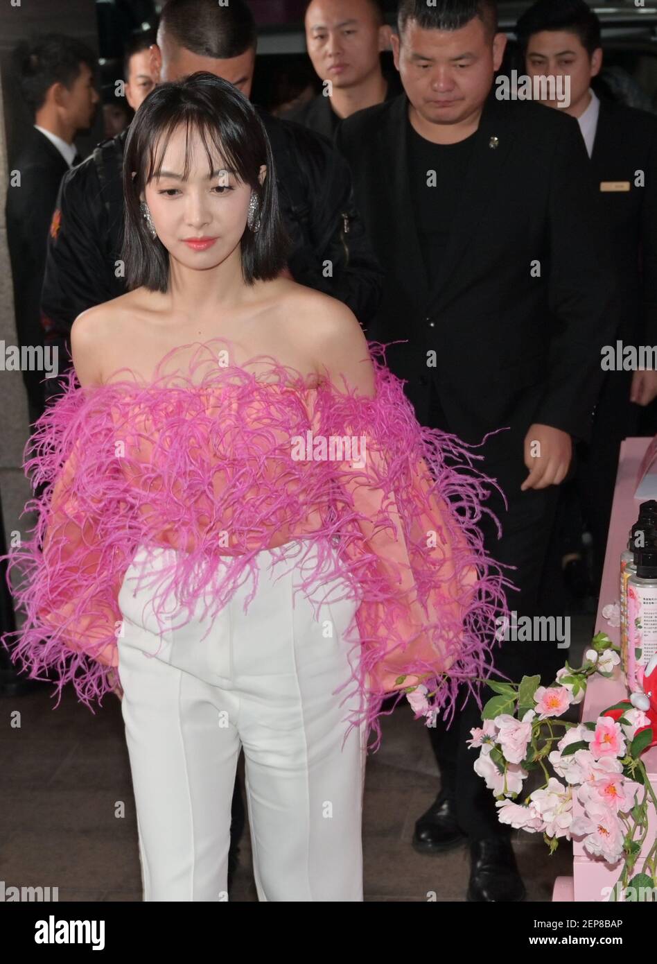 Chinese singer, dancer, actress and model Victoria Song shows up at a ...
