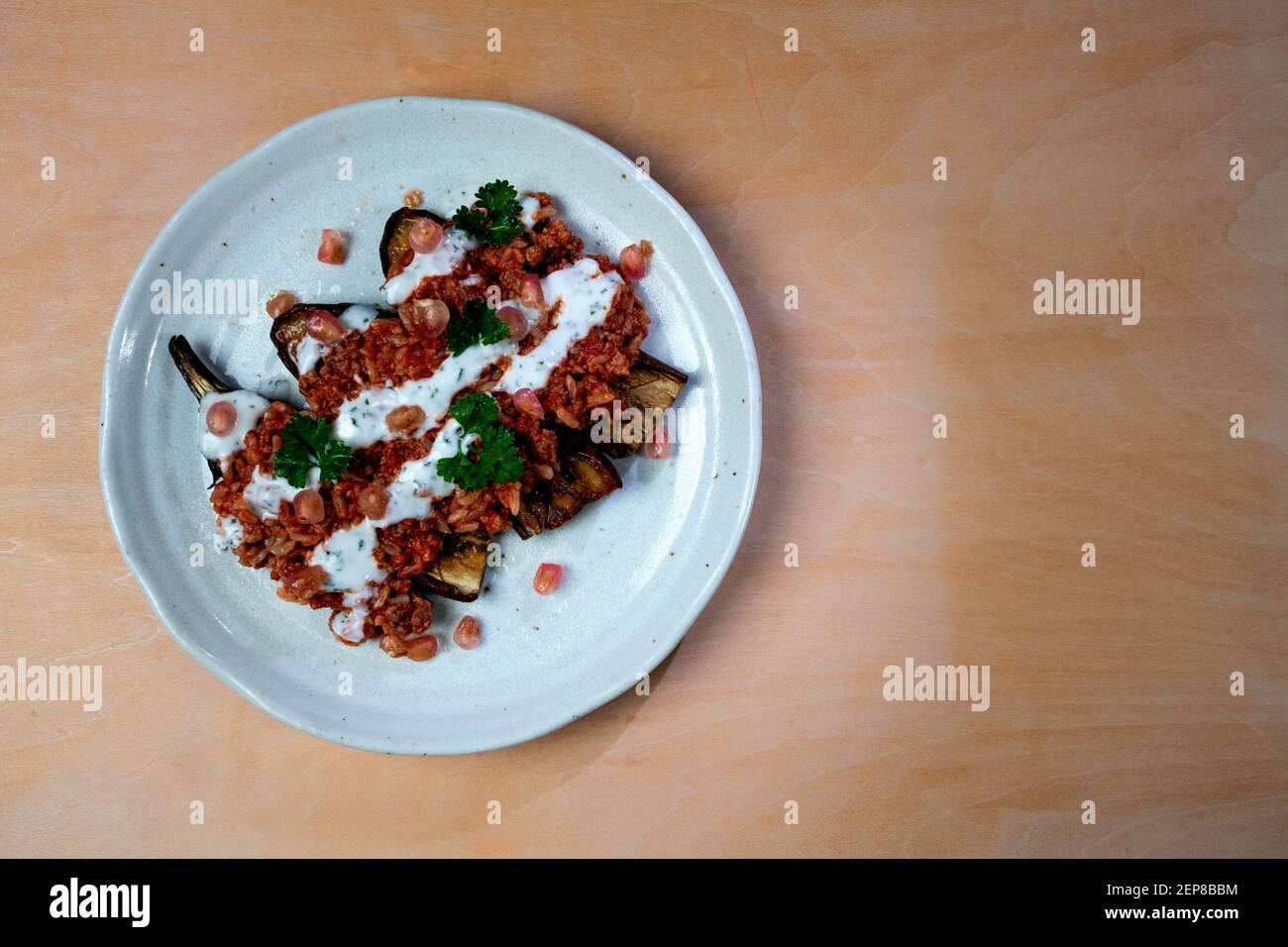 Plates of healthy, balanced Asian food Stock Photo - Alamy