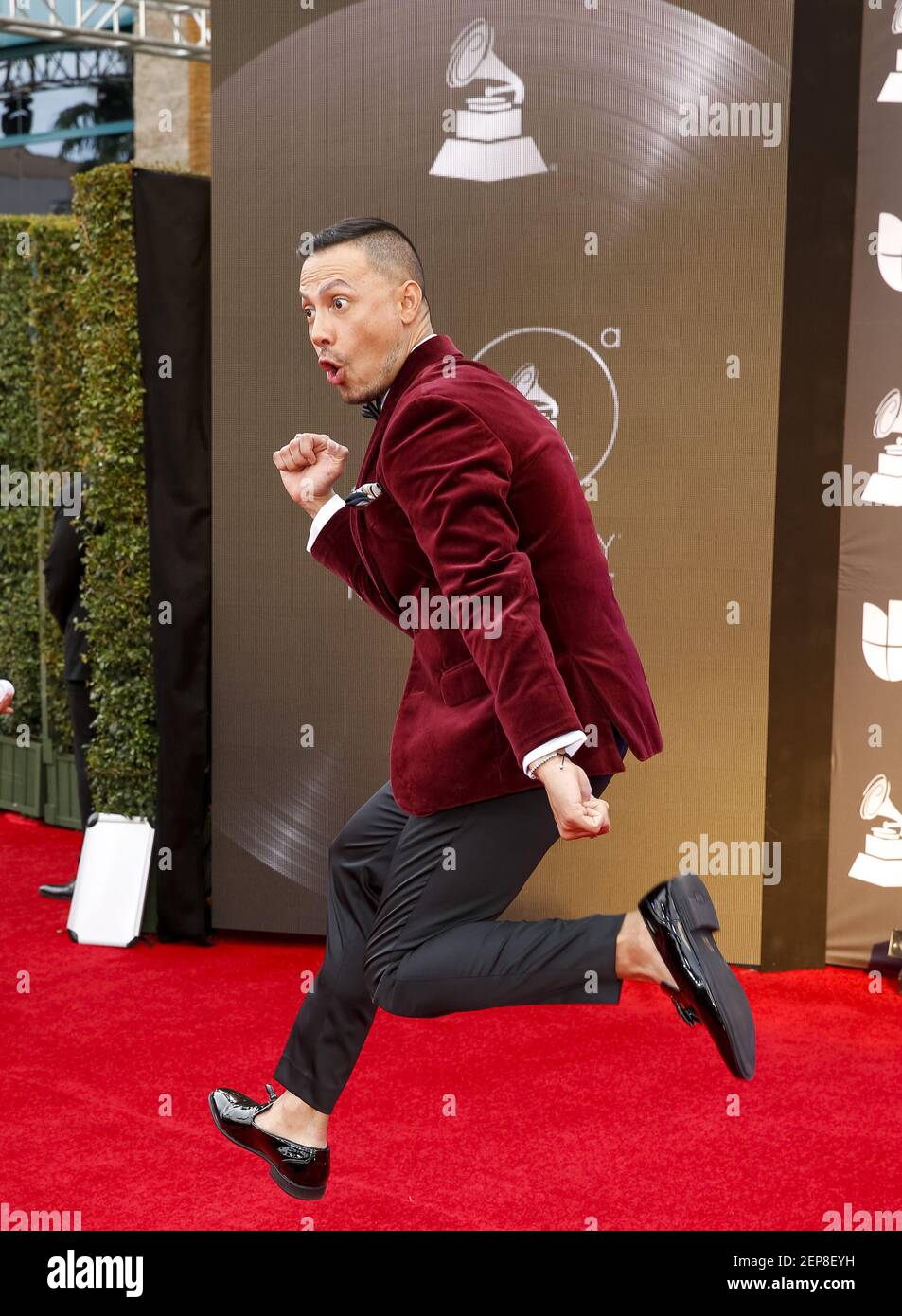 Mexican actor Luis Sandoval arrives at the 20th Annual Latin GRAMMY ...