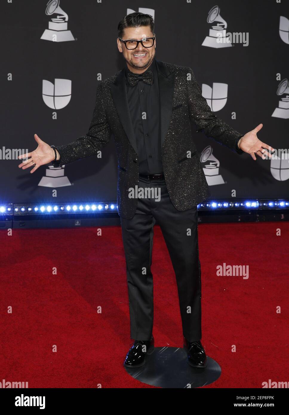 Musical artist JC Barrios arrives at the 20th Annual Latin GRAMMY ...
