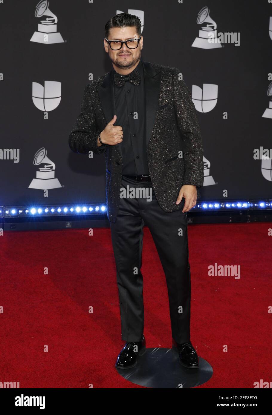 Musical artist JC Barrios arrives at the 20th Annual Latin GRAMMY ...