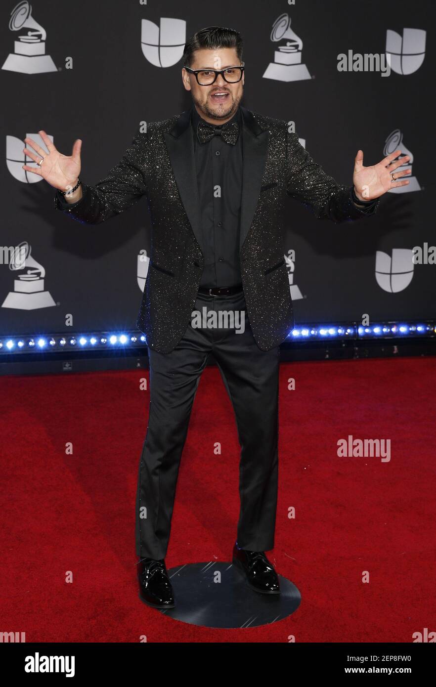 Musical artist JC Barrios arrives at the 20th Annual Latin GRAMMY ...