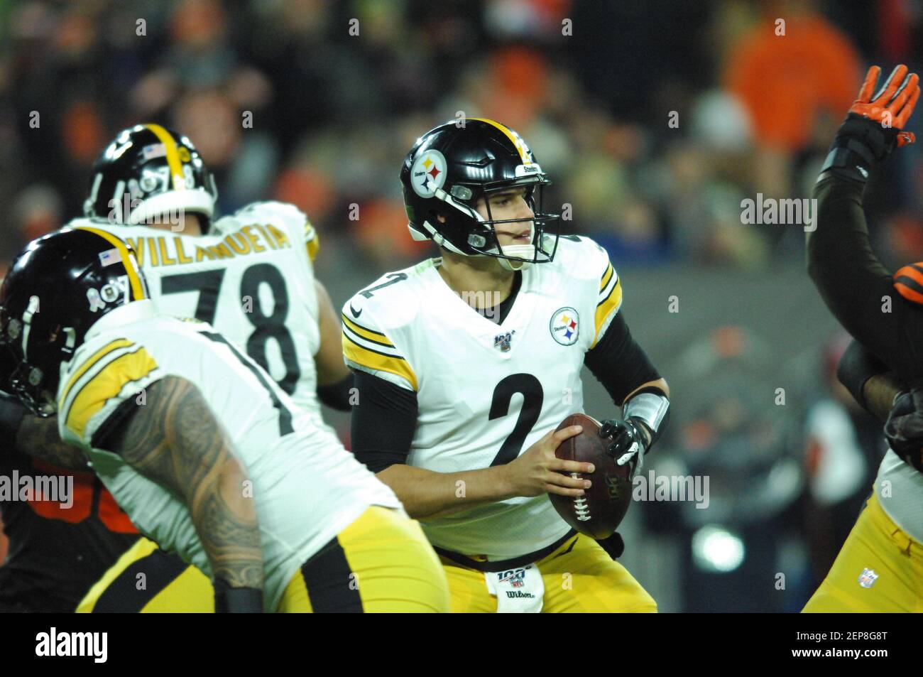 November 14th, 2019: Mason Rudolph #2 during the Pittsburgh Steelers vs ...