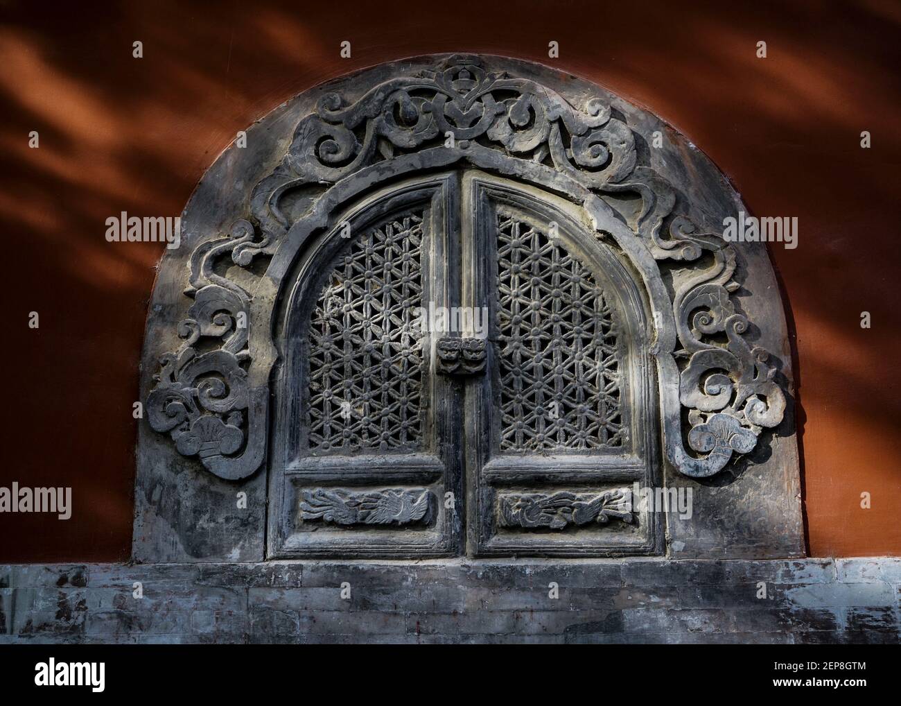 Beijing,CHINA-Autumn at Dajue Temple in Xishan. Dajue Temple is located ...