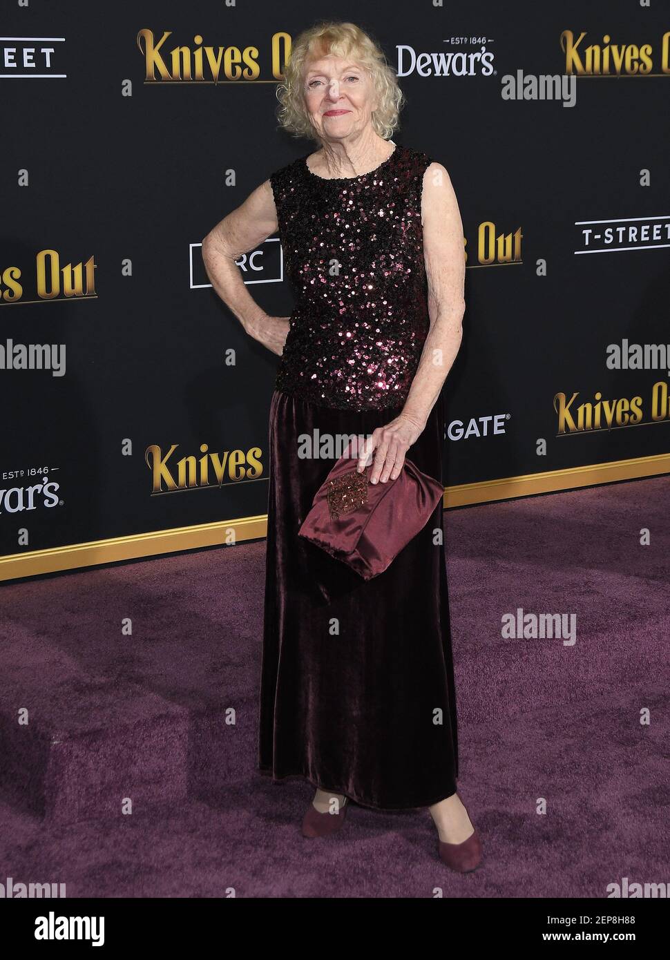 K Callan arrives at the KNIVES OUT Los Angeles Premiere held at the ...