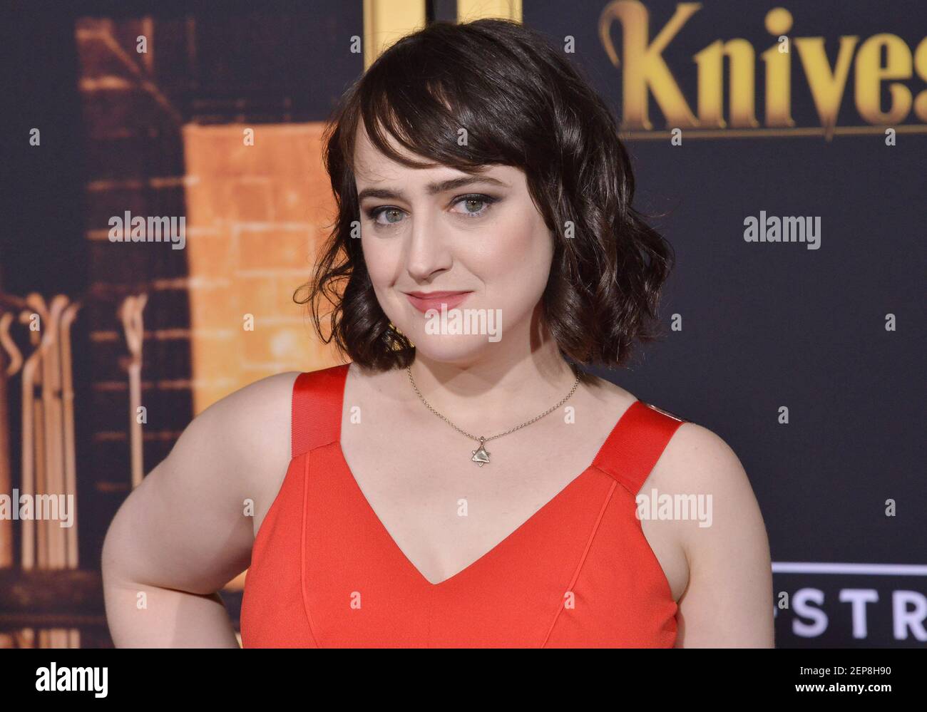Mara Wilson arrives at the KNIVES OUT Los Angeles Premiere held at the ...