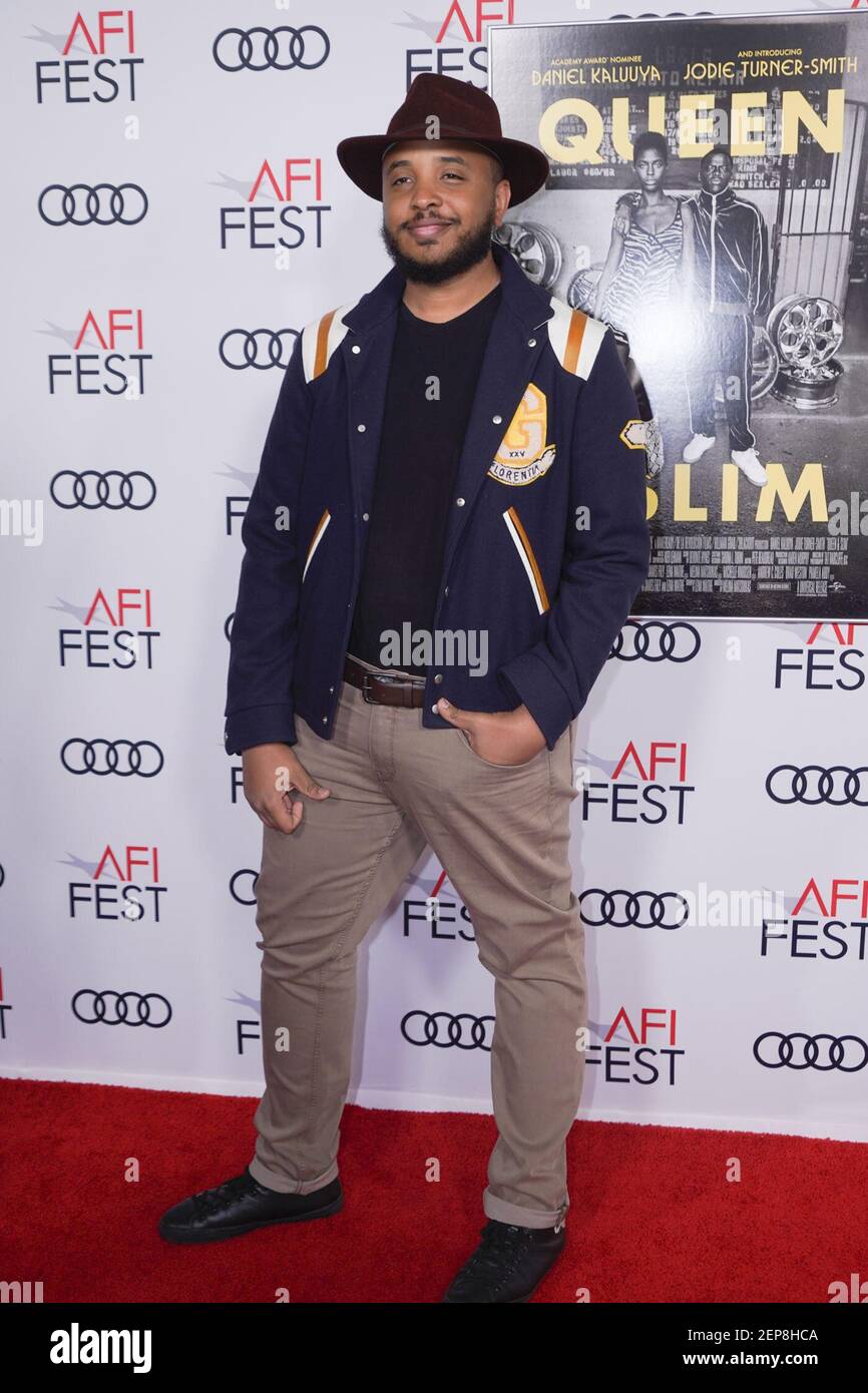 Justin Simien walks the red carpet for AFI's "Queen & Slim" premiere at ...
