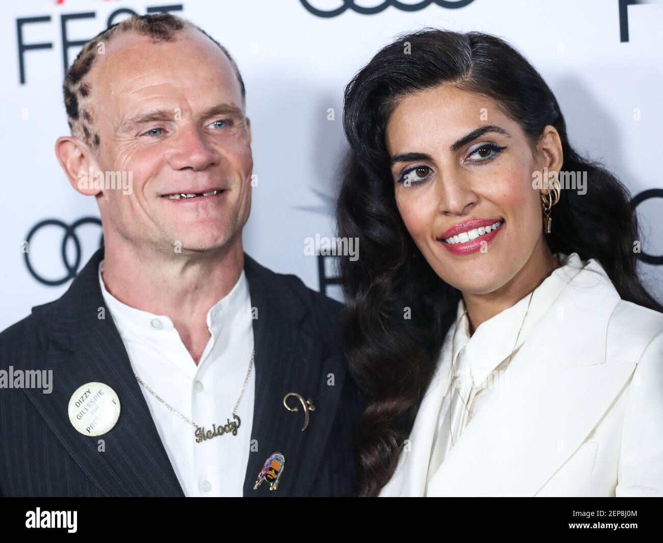 HOLLYWOOD, LOS ANGELES, CALIFORNIA, USA - NOVEMBER 14: Flea arrives at ...