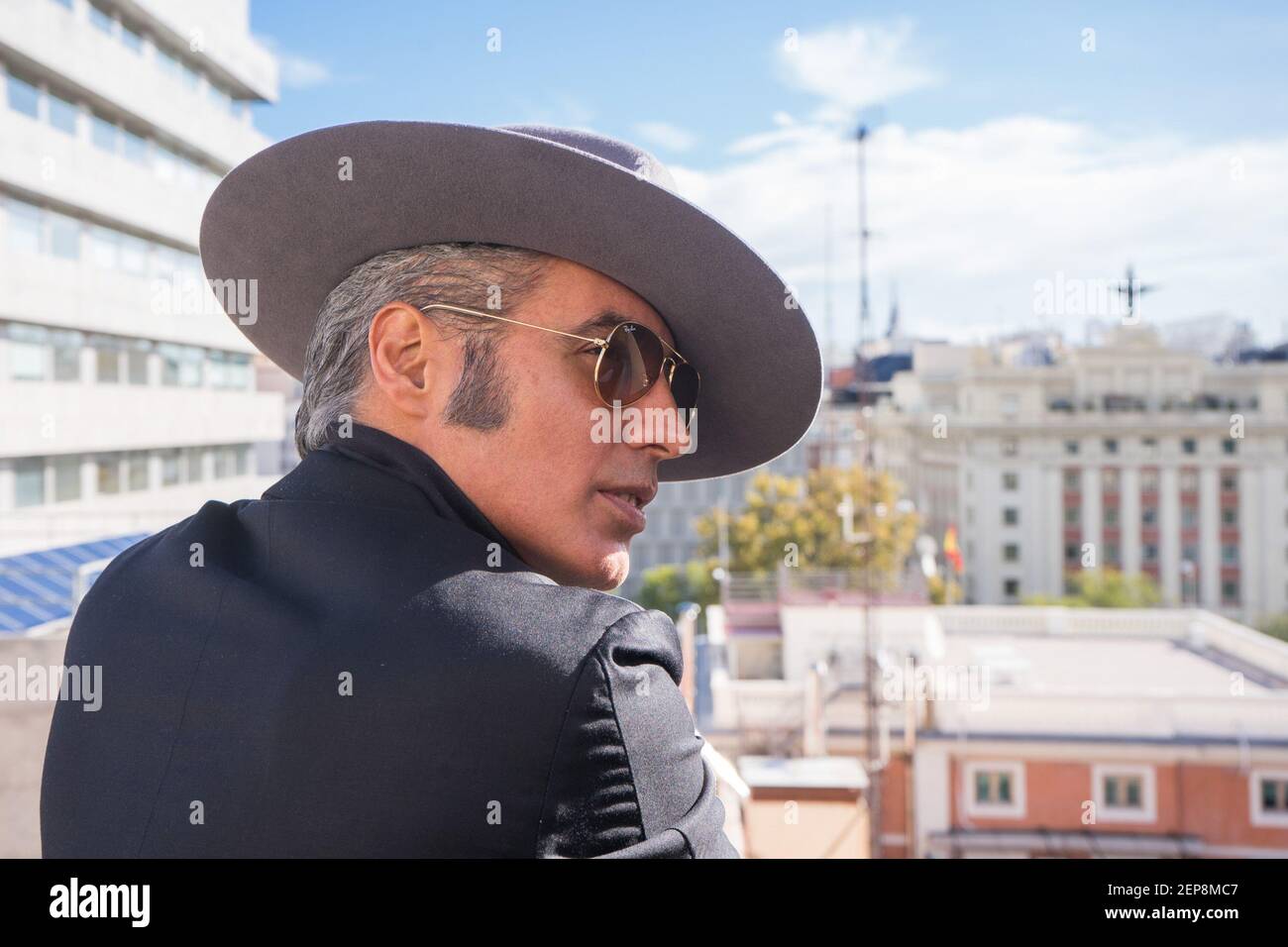 Singer Pitingo during the Presentation in Madrid of the concerts ...