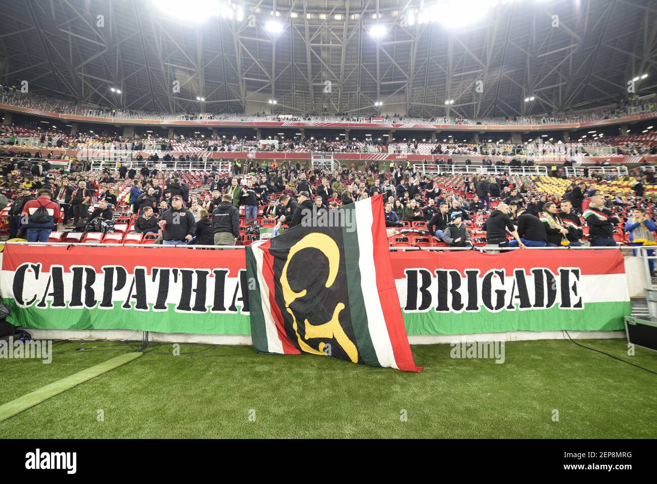 Hungarian fans during the International Friendly match between Hungary ...