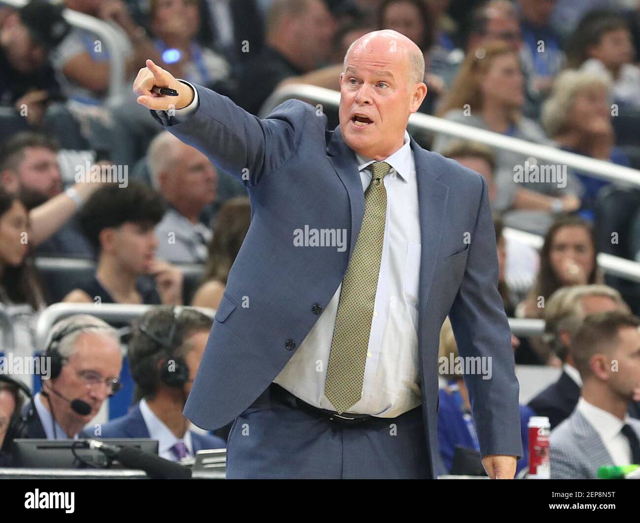 Orlando Magic head coach Steve Clifford in an October 23, 2019, file ...