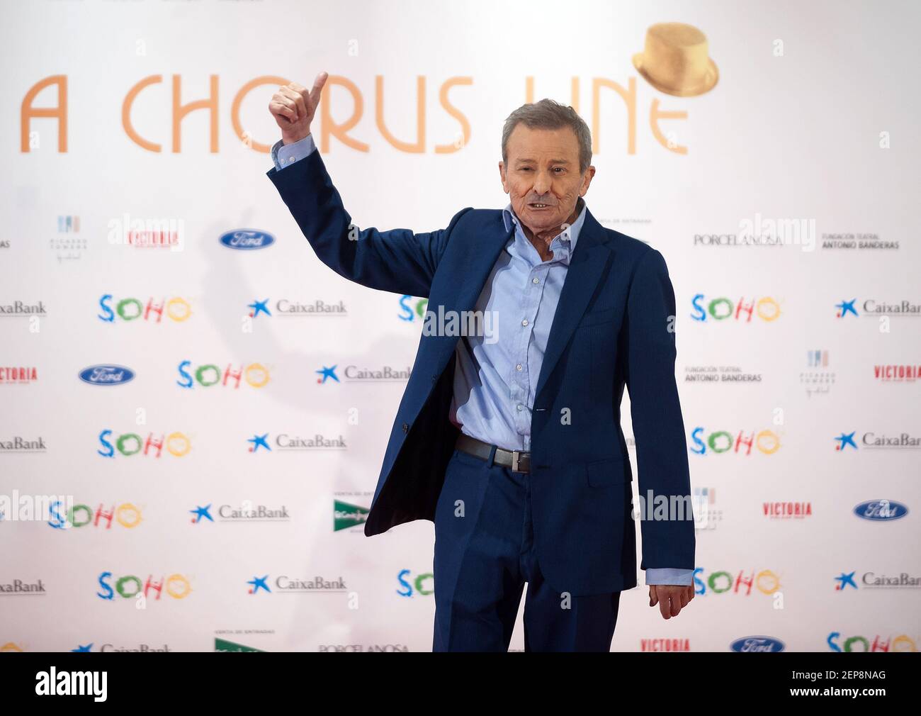 Spanish actor Juan Diego Ruiz poses on the red carpet during a ...