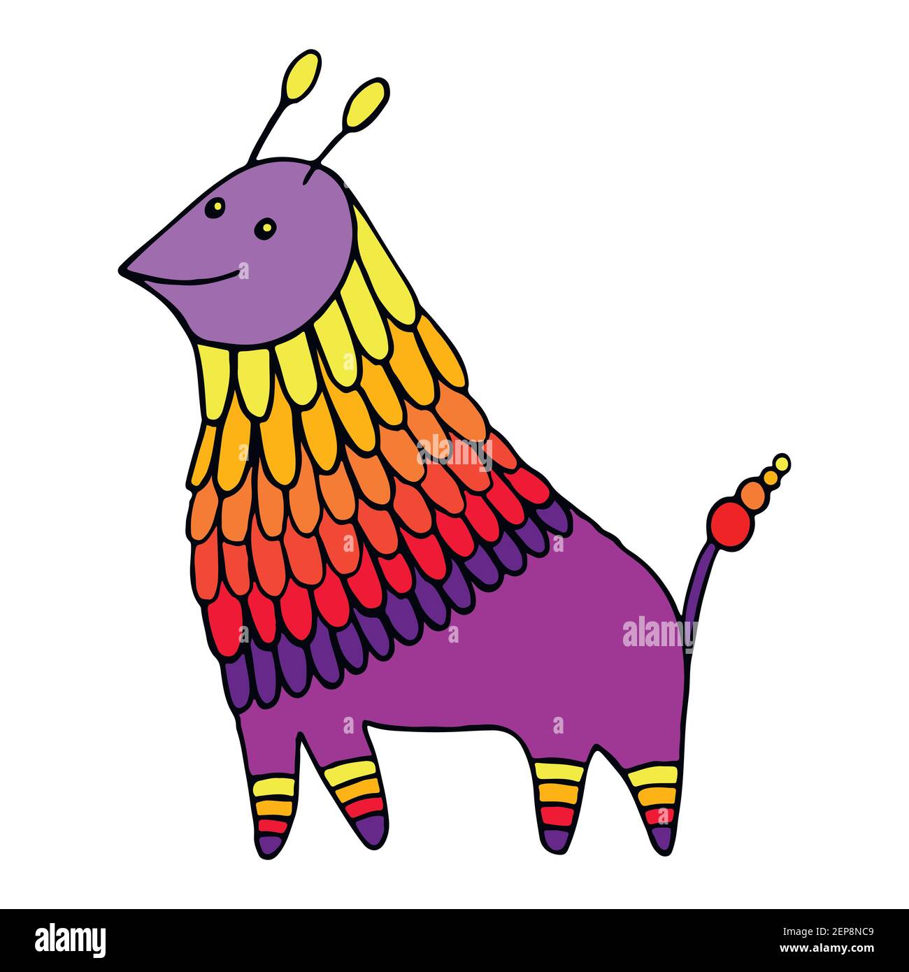 Cartoon creature Stock Vector Images - Alamy