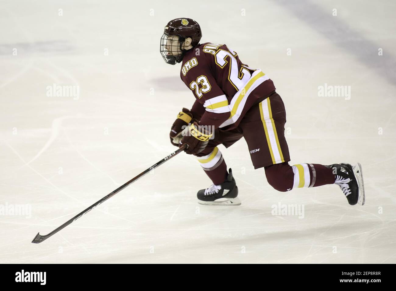 November 15, 2019: Minnesota Duluth's Nick Swaney during an NCAA hockey ...
