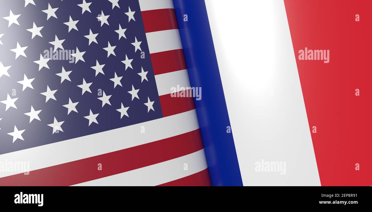 American french flag hi-res stock photography and images - Alamy