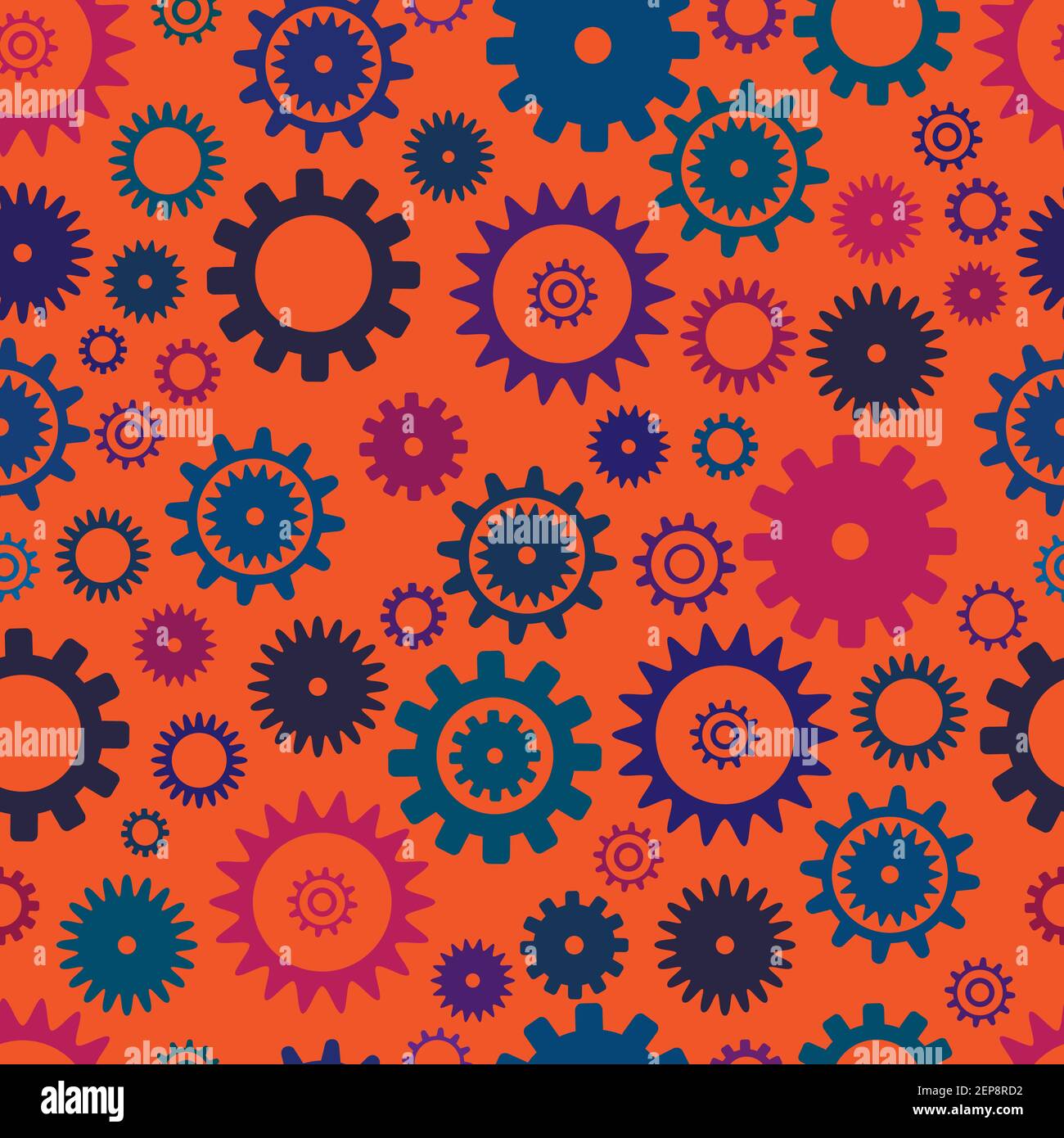 Vintage gears wallpaper Stock Vector Images - Alamy