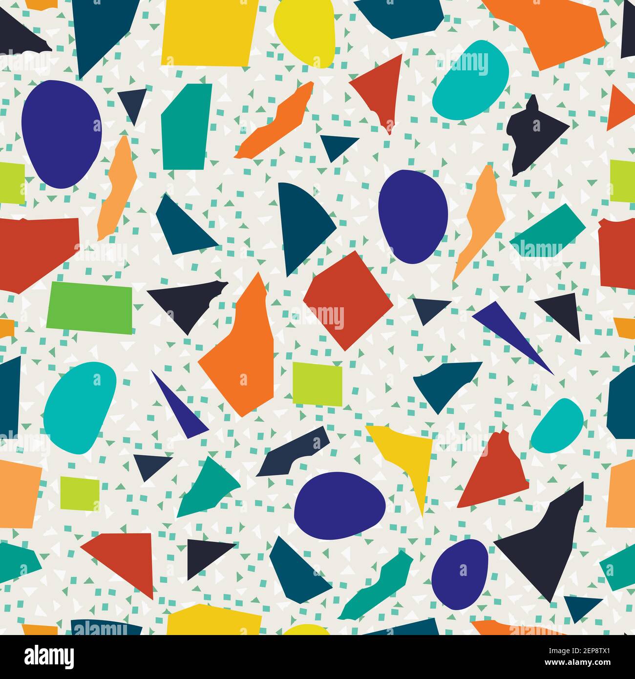Terrazzo flooring texture polished Stock Vector Images - Alamy