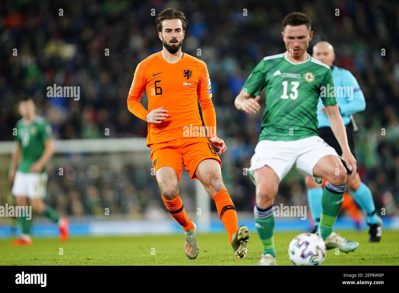 BELFAST, 16-11-2019 , Stadium Windsor Park. European Championship 2020 ...