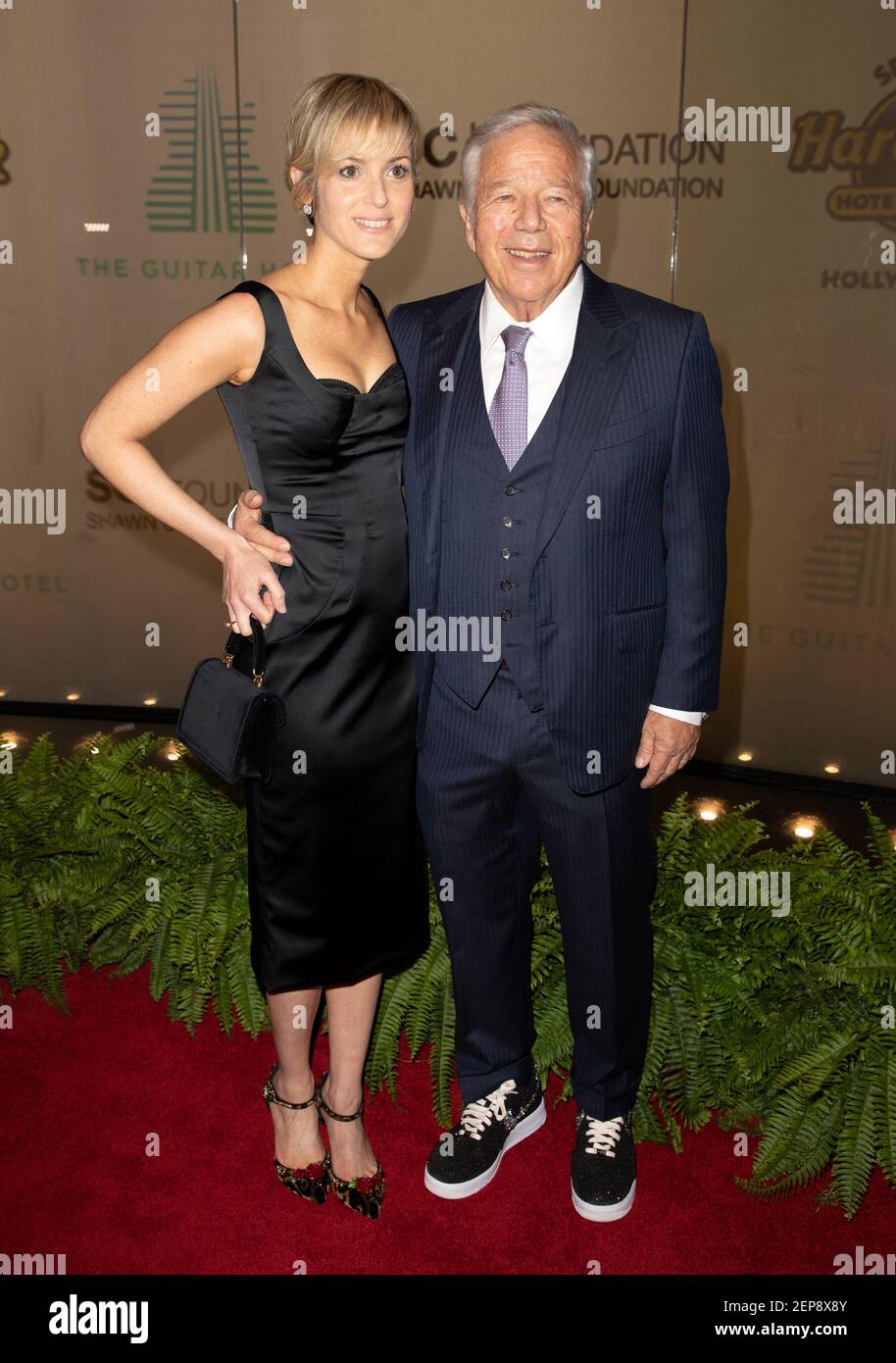 HOLLYWOOD, FL - NOV 16: Dana Blumberg and Robert Kraft are seen during ...